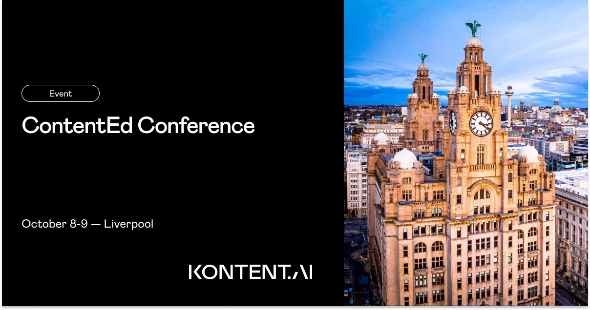 ContentEd Conference | Kontent.ai
