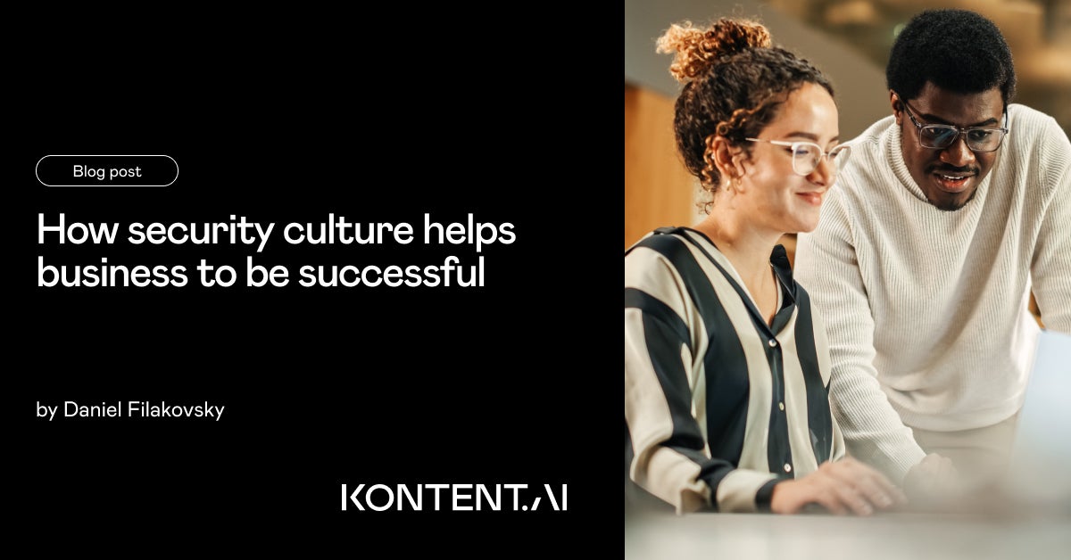 How security culture helps business to be successful | Kontent.ai