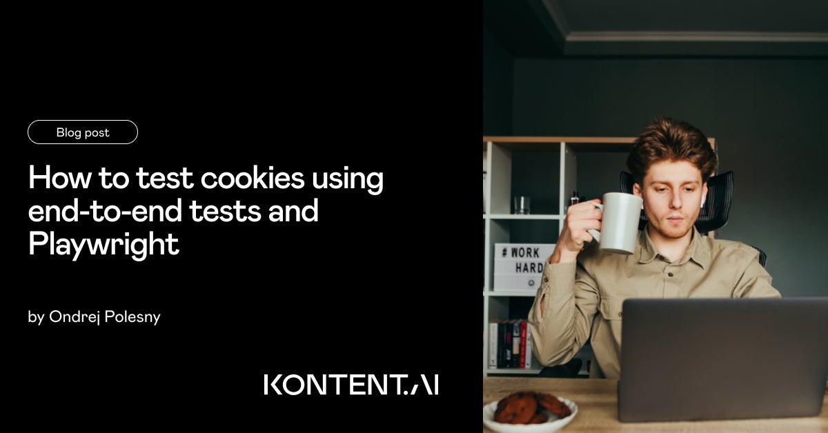 End-to-end testing with Playwright for cookies test | Kontent.ai