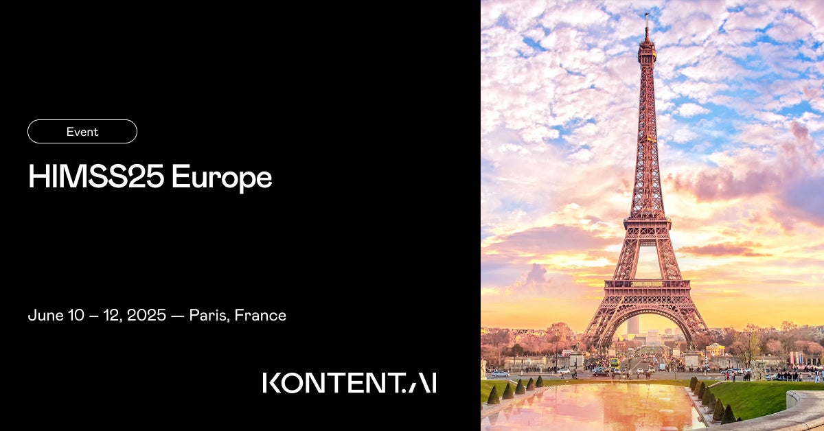 HIMSS25 Europe | Kontent.ai