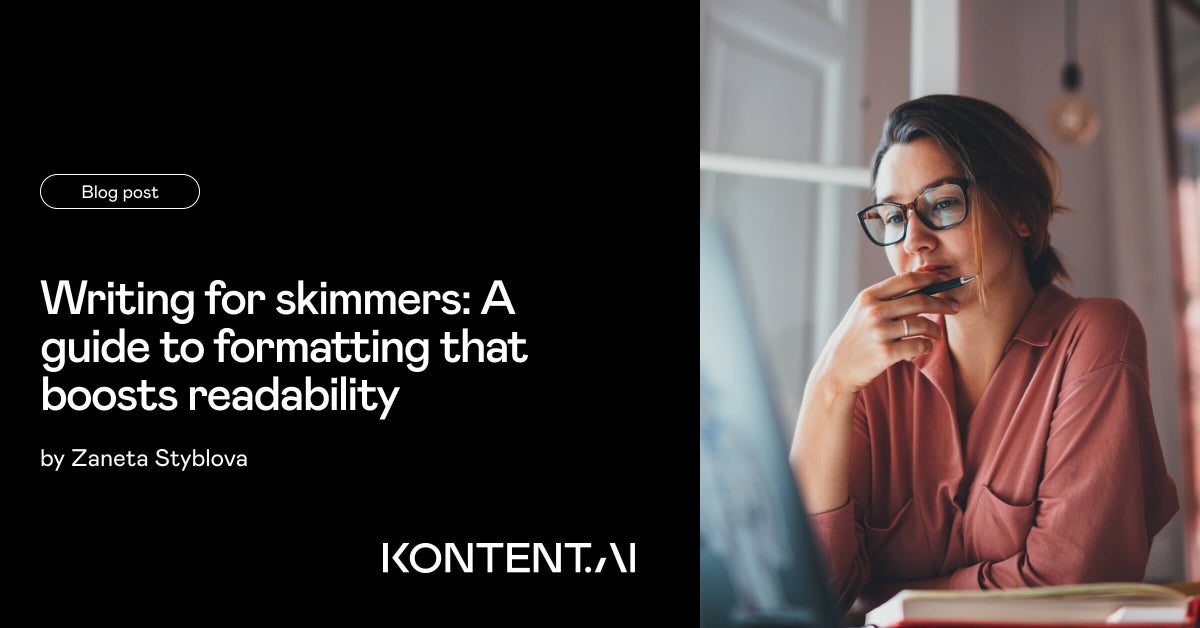 Writing for skimmers: A guide to formatting that boosts readability ...