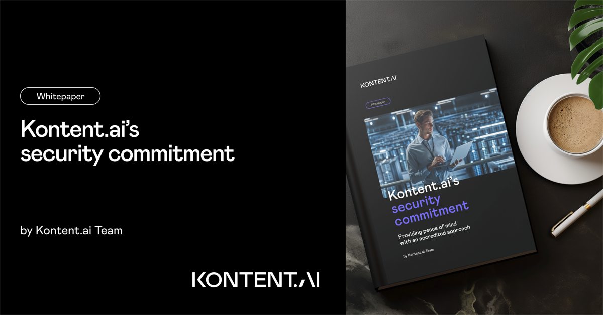 Kontent.ai’s security commitment | Kontent.ai