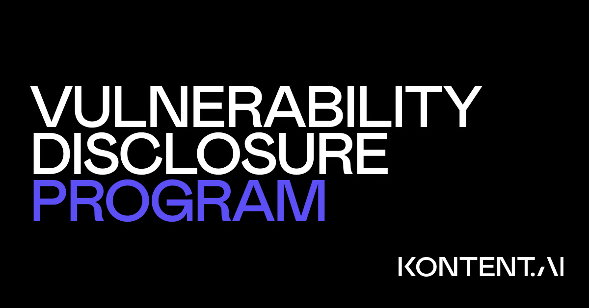Vulnerability Disclosure Policy | Kontent.ai