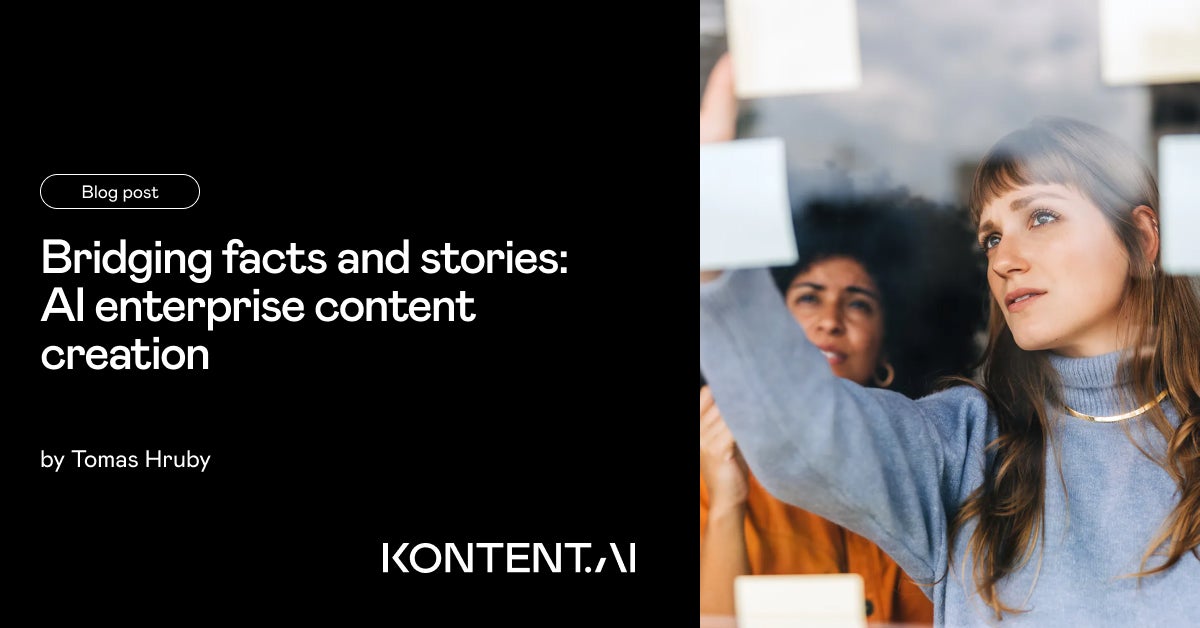 Bridging facts and stories: AI content creation | Kontent.ai
