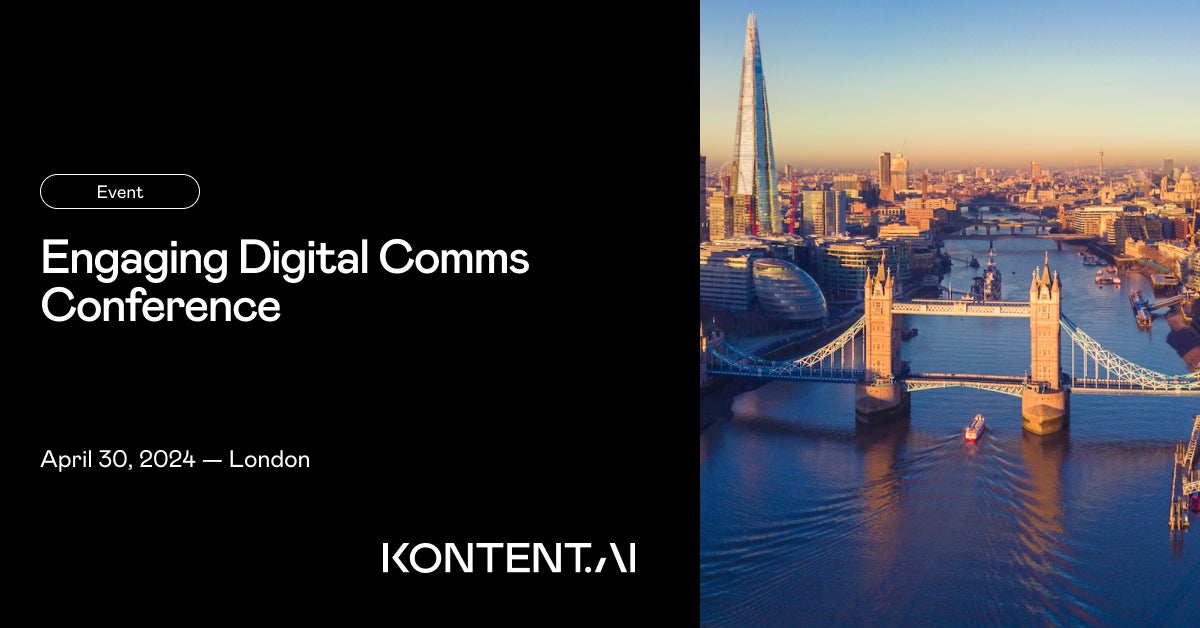 Engaging Digital Comms Conference | Kontent.ai